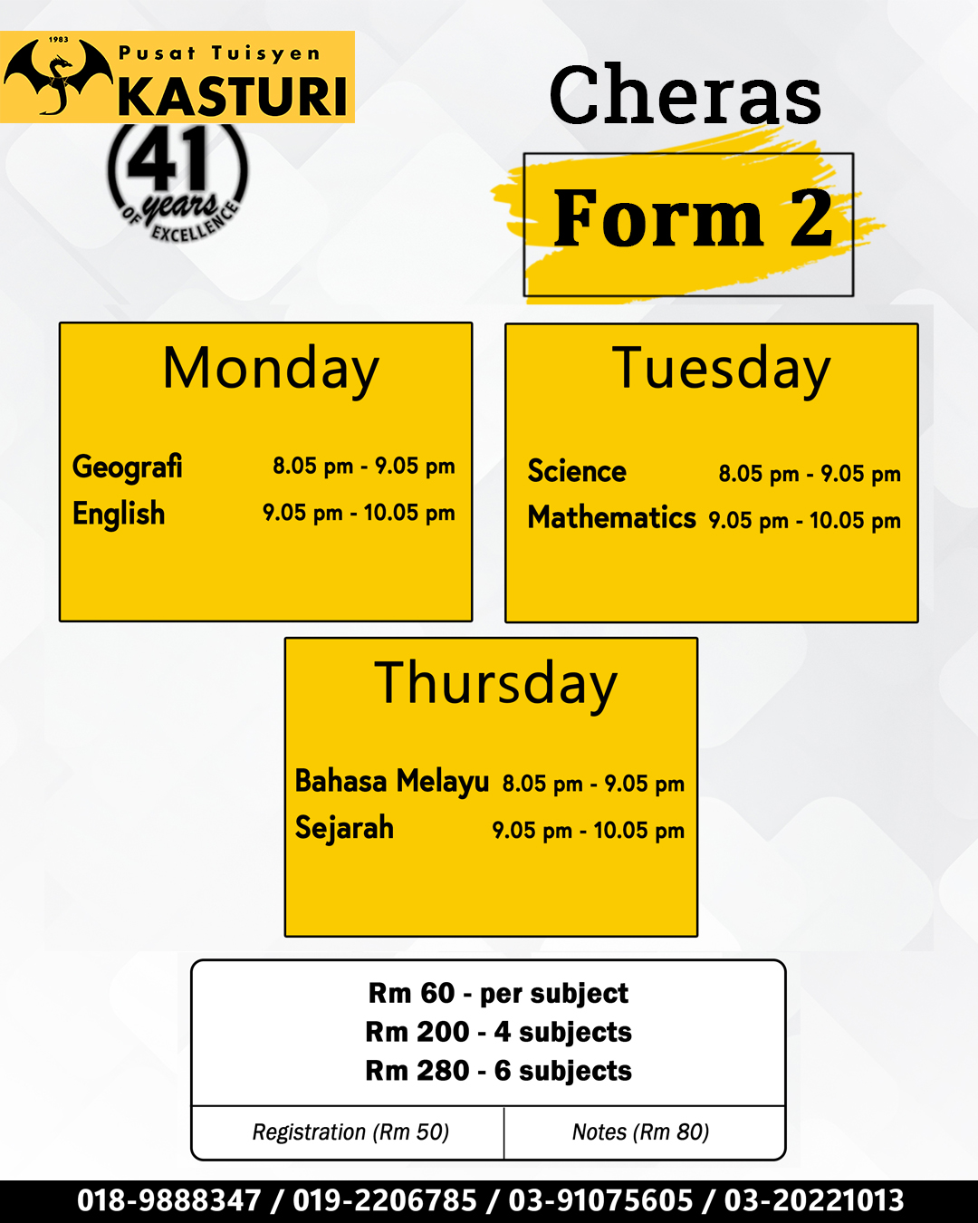 Form 2 Kasturi Academy Form 2 Kasturi Academy